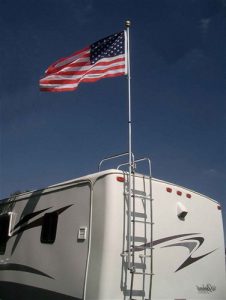 RV Flag Poles - The Perfect Tonic for an American Road Trip - RV Expertise