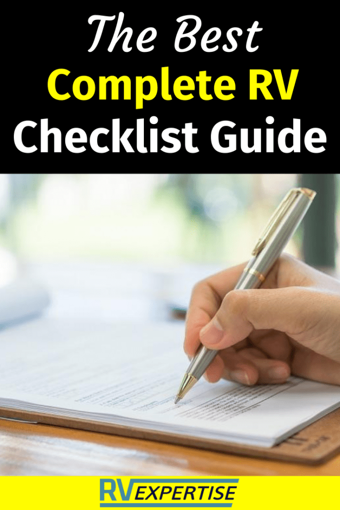 RV Checklist Guide – 5 Tips For Any Road Trip - RV Expertise